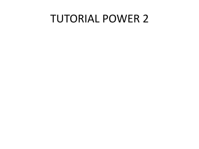 Tutorial powerpoint | PPT