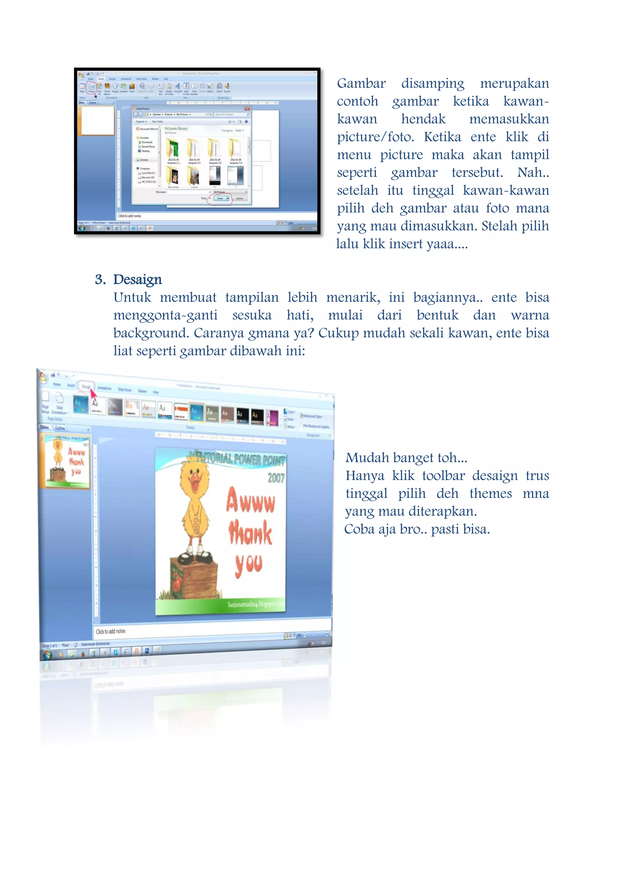 Tutorial p ower point 2007 | PDF