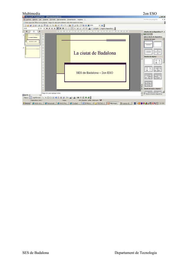 Tutorial Power Point I | DOC