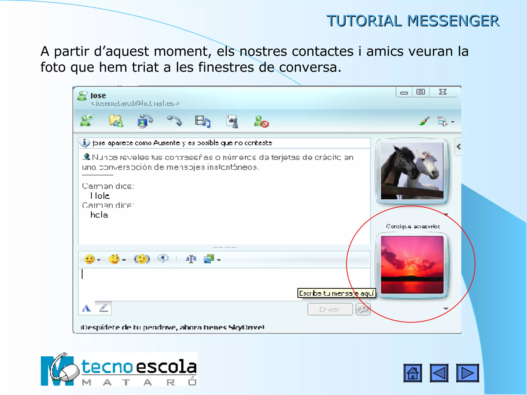 Tutorial Power Point Messenger Revisat | PPT