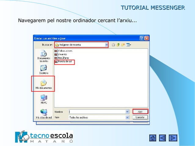 Tutorial Power Point Messenger Revisat | PPT