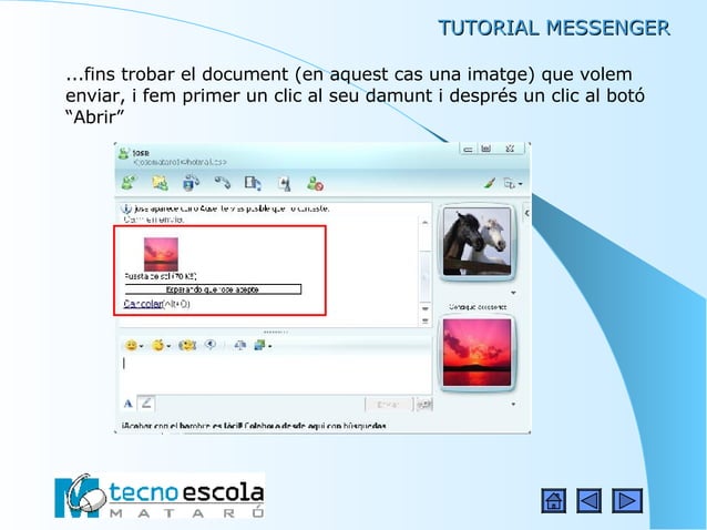 Tutorial Power Point Messenger Revisat | PPT