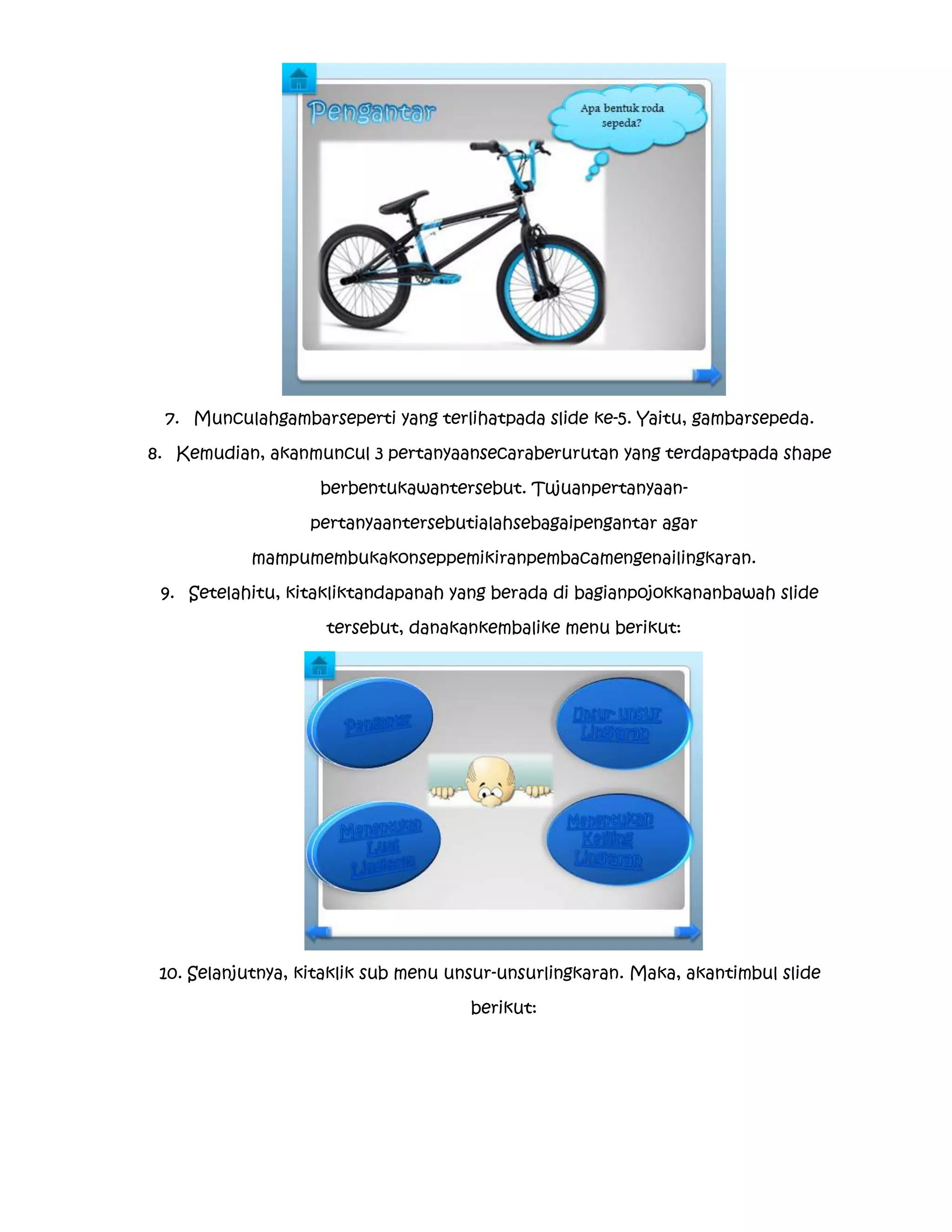 Tutorial menggunakan PPT lingkaran | DOCX