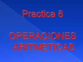 Tutorial practica 6( | PPTX