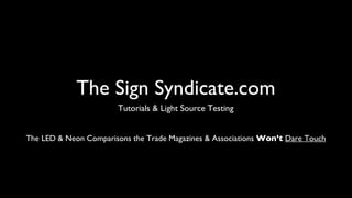 The Sign Syndicate Presentation | PPT