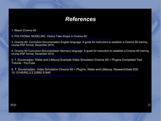 Tutorial presentation. Creating 3D Lifebuoy with Cinema 4D. Part 1: Simple Variant | PDF