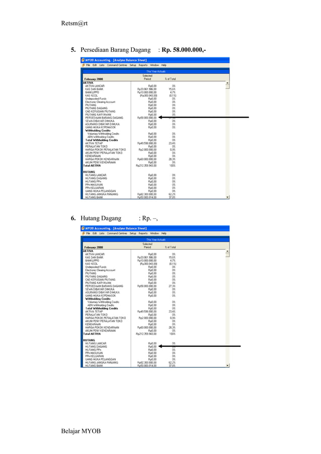 Tutorial program myob accounting | PDF