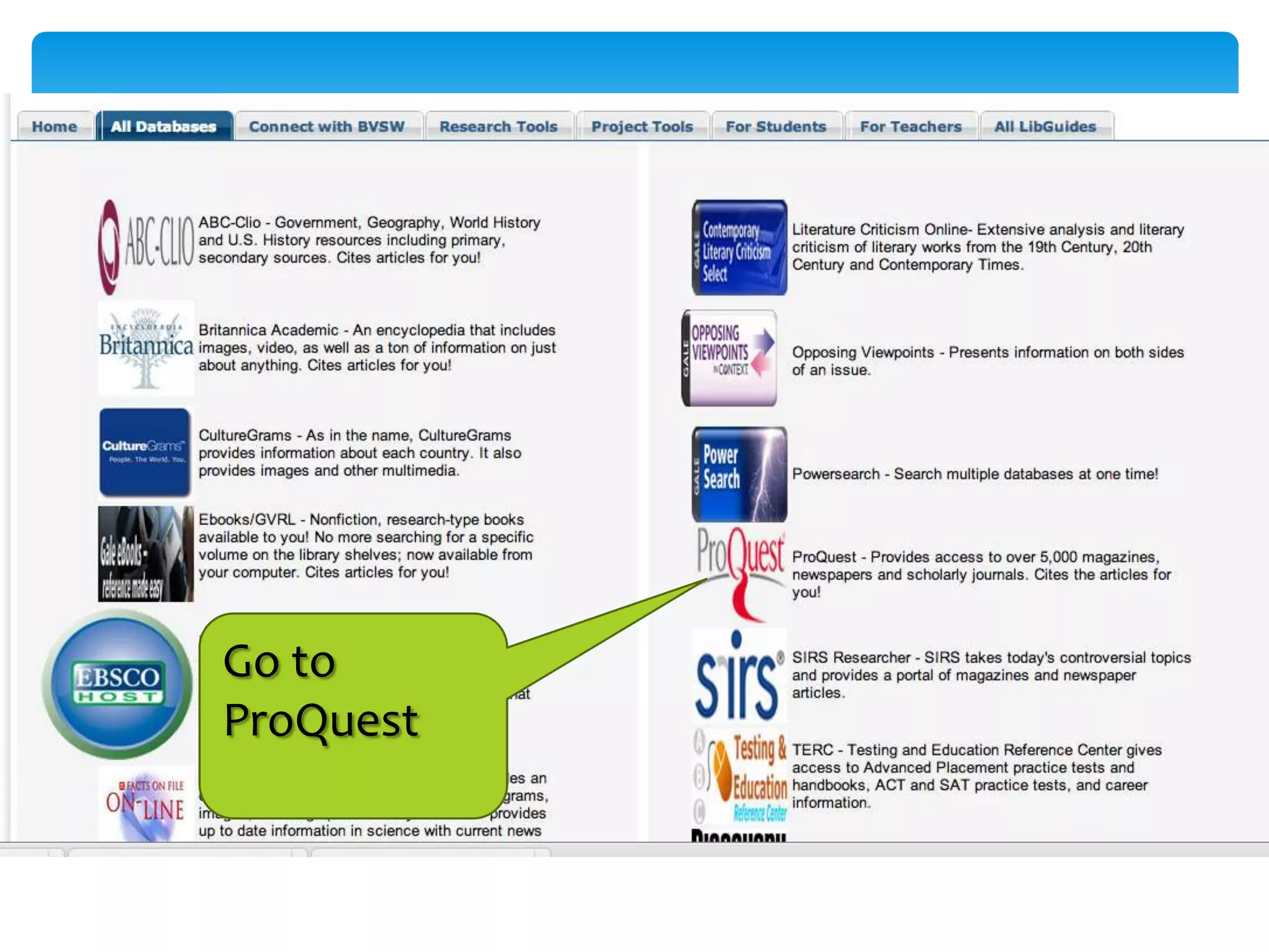ProQuest Tutorial-searching and filtering | PPT