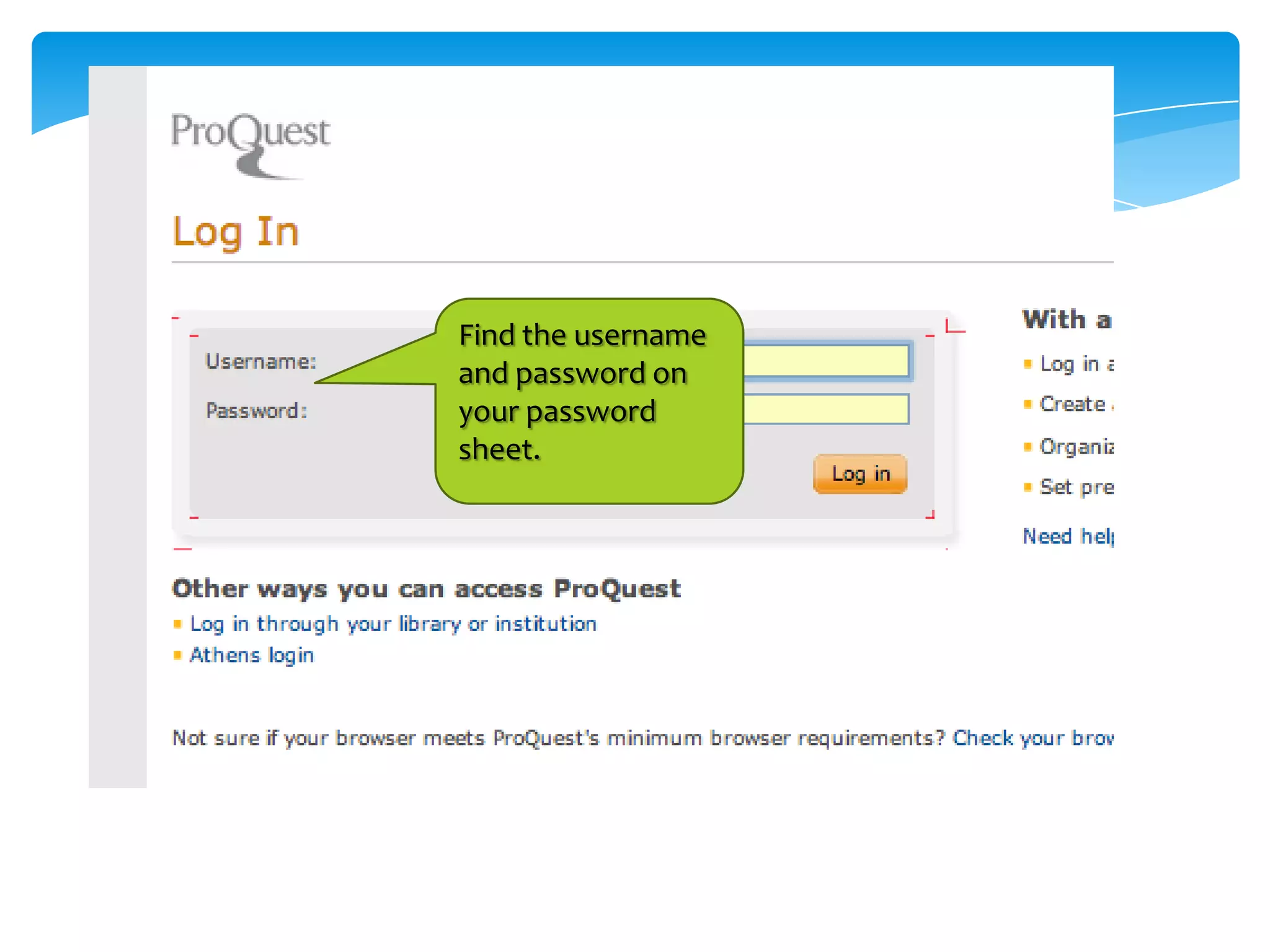 ProQuest Tutorial-searching and filtering | PPTX | Search | Internet