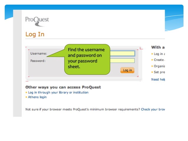 ProQuest Tutorial-searching and filtering | PPT