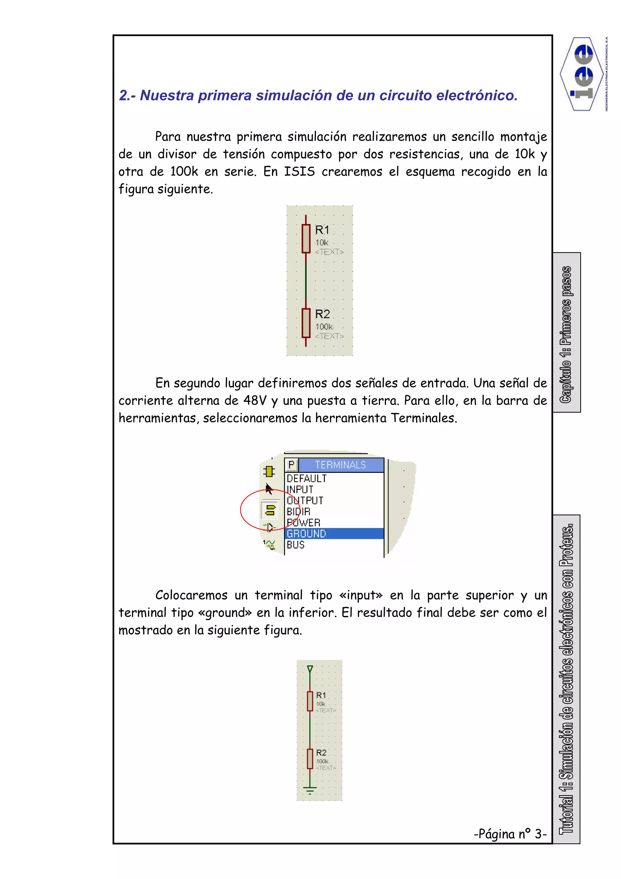 Tutorial proteus inicial | PDF
