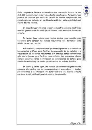 Tutorial proteus inicial | PDF