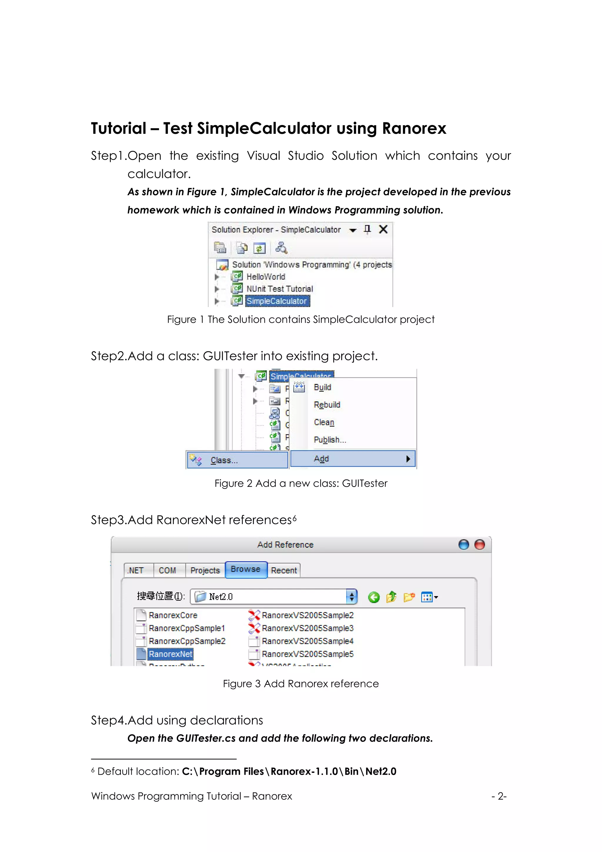 Tutorial ranorex | PDF