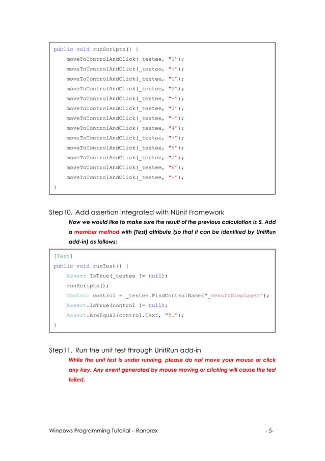 Tutorial ranorex | PDF | Programming Languages | Computing