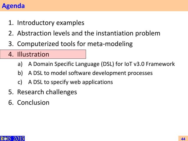 Meta-modeling: concepts, tools and applications | PPT