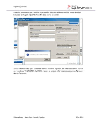 Tutorial reporting services 2008 r2 - Basico | PDF | Databases ...