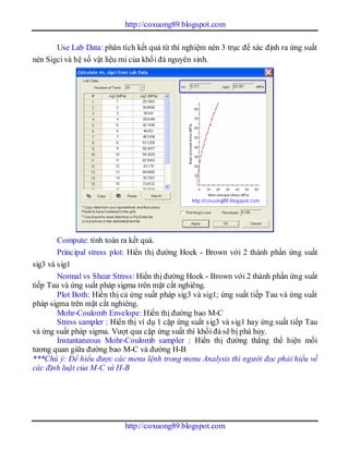 Tutorial roclab v1002 | PDF