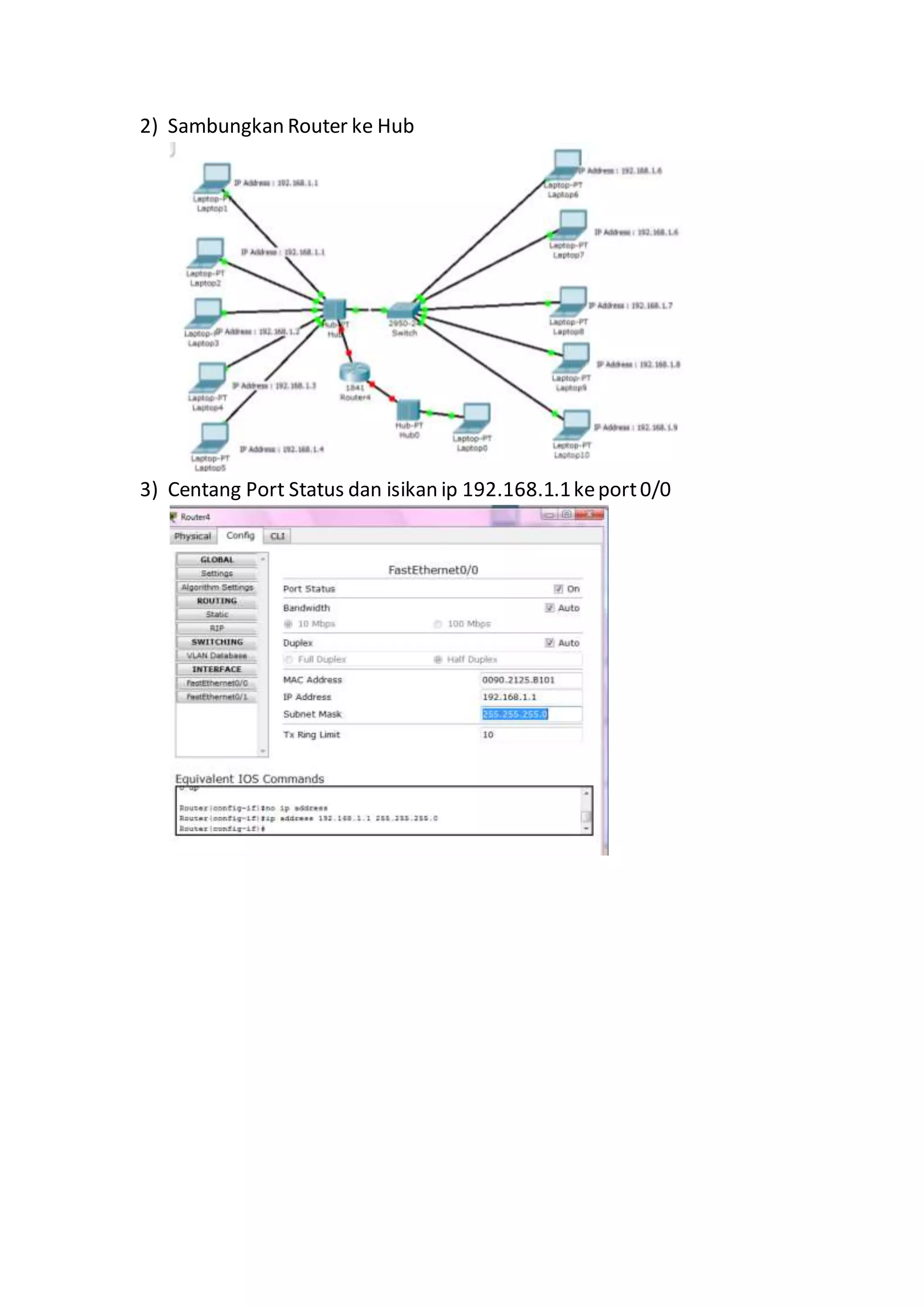 Tutorial router | DOCX