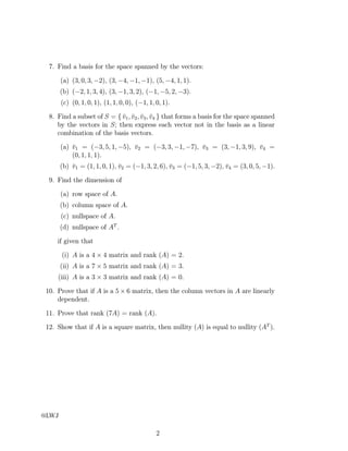 mth3201 Tutorials | PDF
