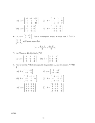 mth3201 Tutorials | PDF