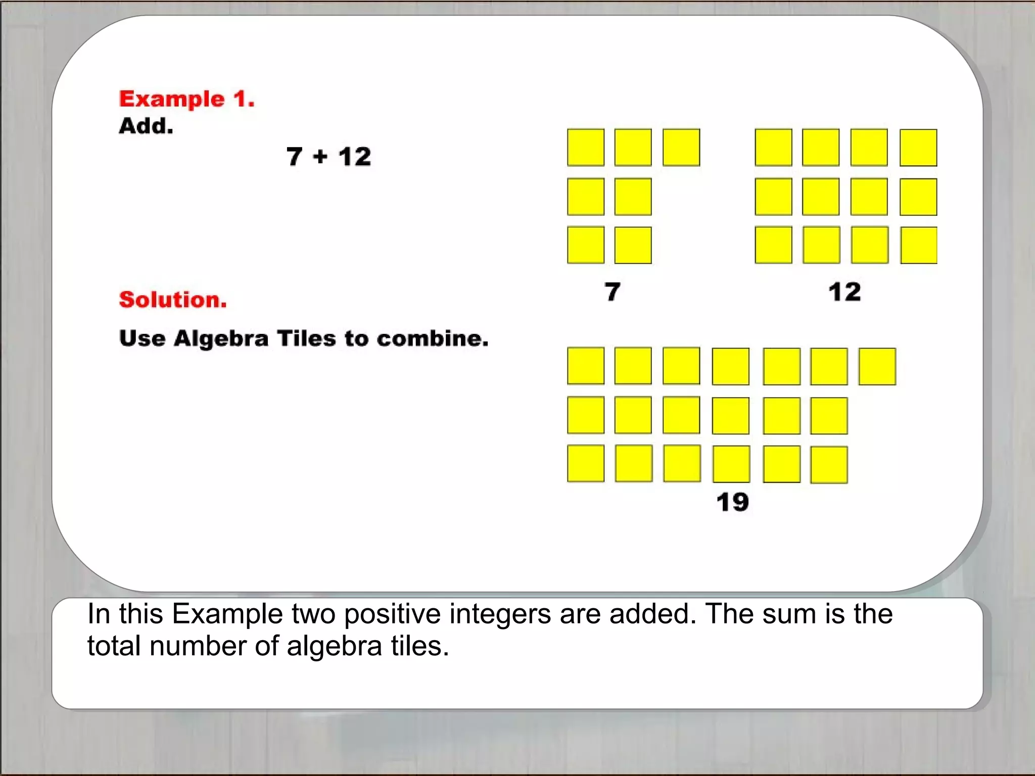 Tutorials--Algebra Tiles | PPT