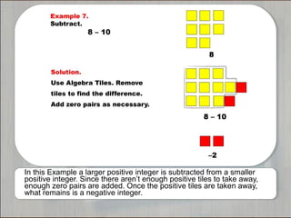 Tutorials--Algebra Tiles | PPT