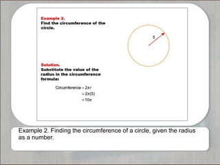 Tutorials--Circular Area and Perimeter | PPT