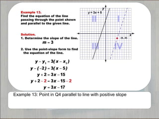 Tutorials--Equations of Parallel and Perpendicular Lines | PPT