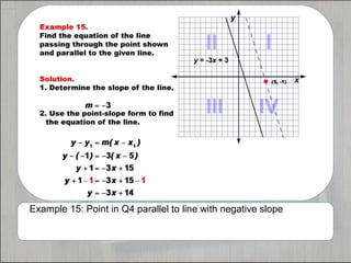 Tutorials--Equations of Parallel and Perpendicular Lines | PPT