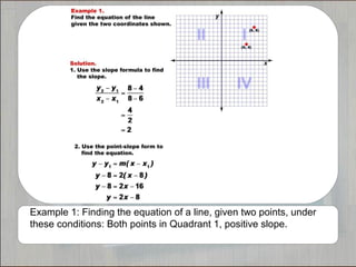Tutorials--Line from Two Points | PPT