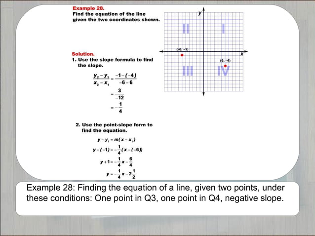 Tutorials--Line from Two Points | PPT