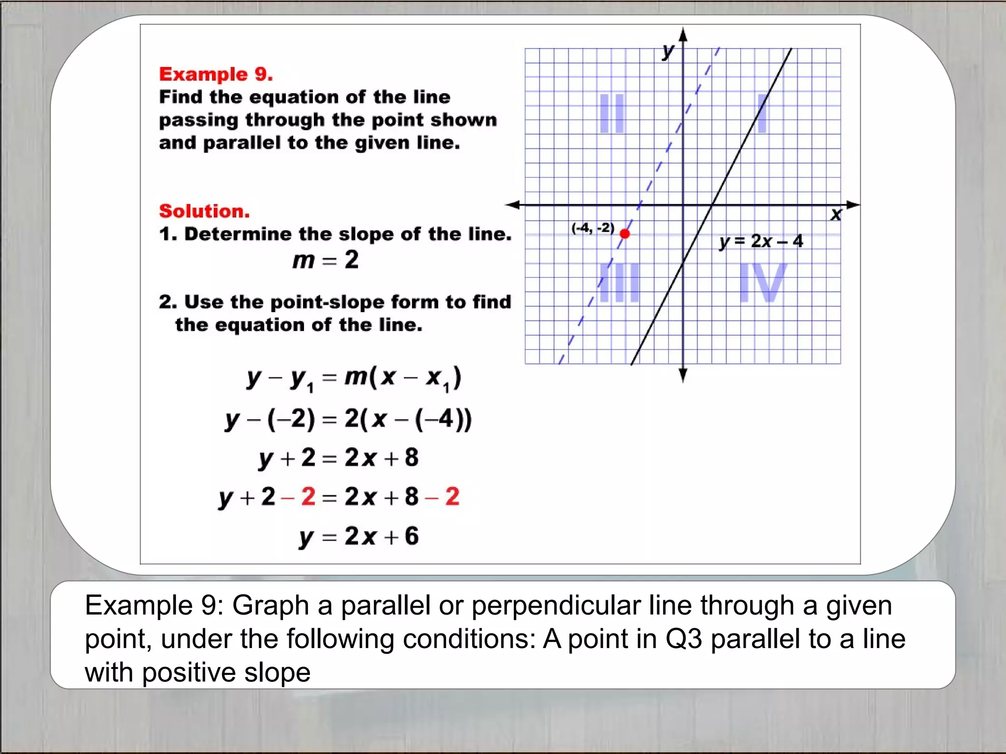 Tutorials --Parallel and Perpendicular Lines | PPT