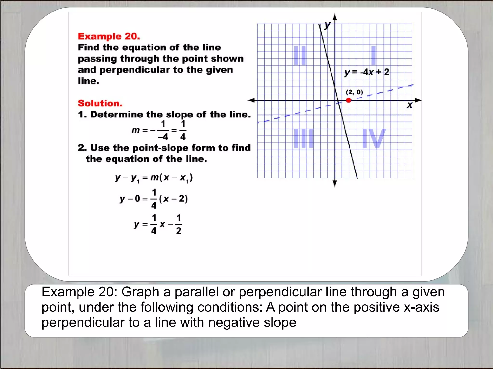 Tutorials --Parallel and Perpendicular Lines | PPT