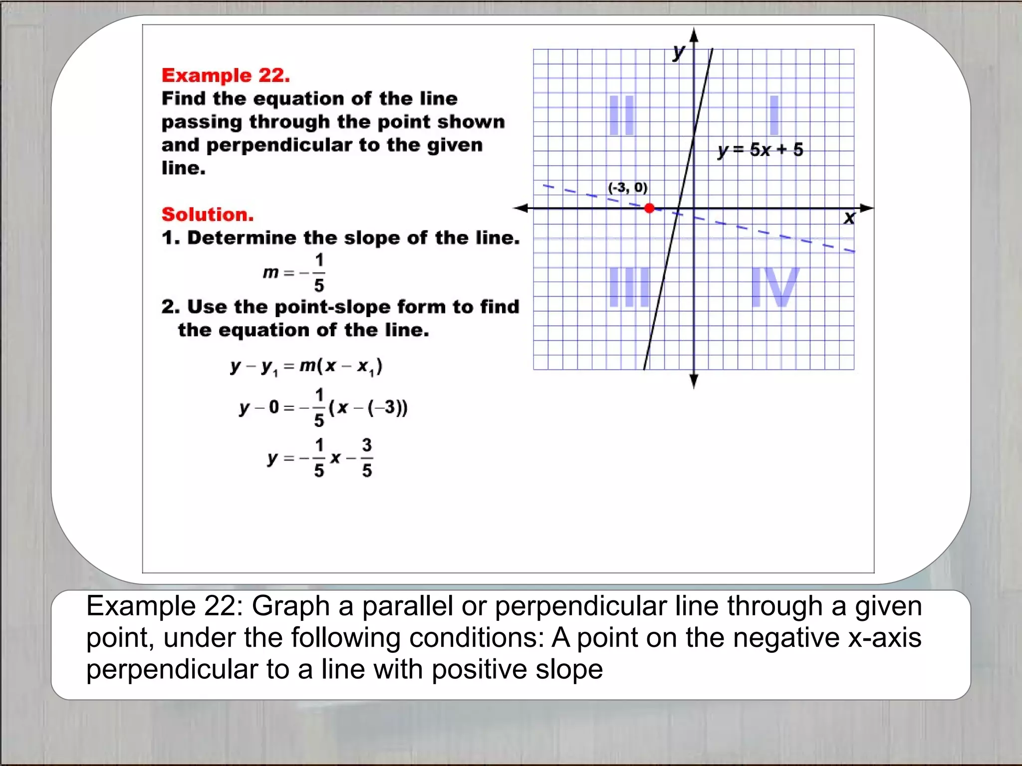 Tutorials --Parallel and Perpendicular Lines | PPT