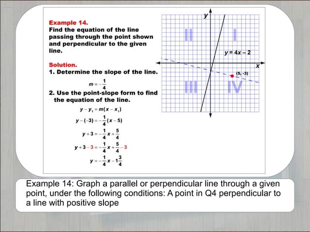 Tutorials --Parallel and Perpendicular Lines | PPT | Free Download