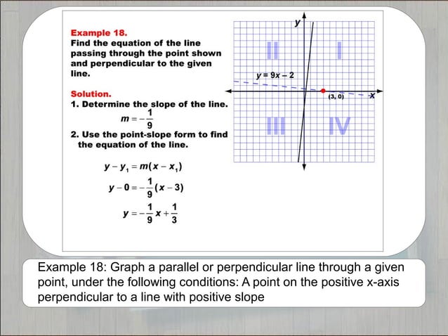 Tutorials --Parallel and Perpendicular Lines | PPT
