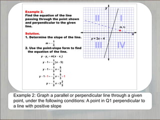 Tutorials --Parallel and Perpendicular Lines | PPT