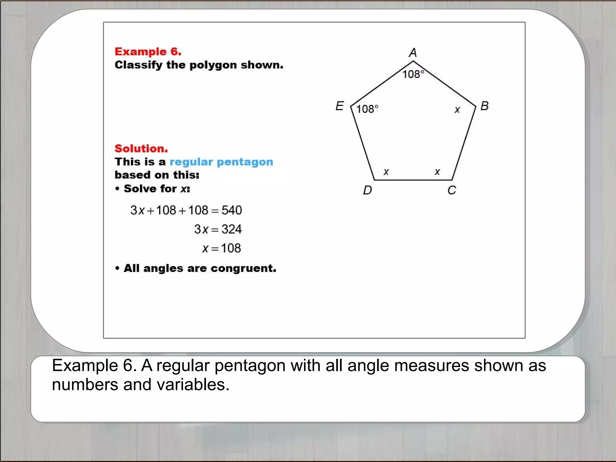 Tutorials--Polygon Classification | PPT