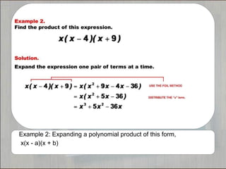 Tutorials--Polynomial Expansion | PPT