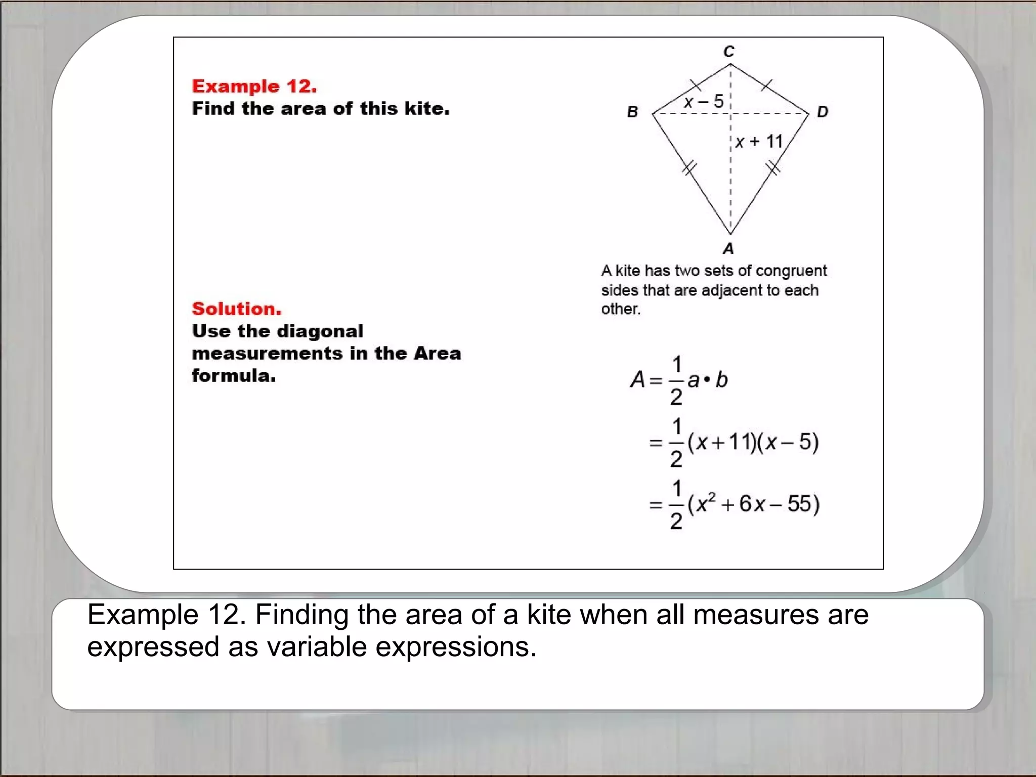 Tutorials--Quadrilateral Area and Perimeter | PPT