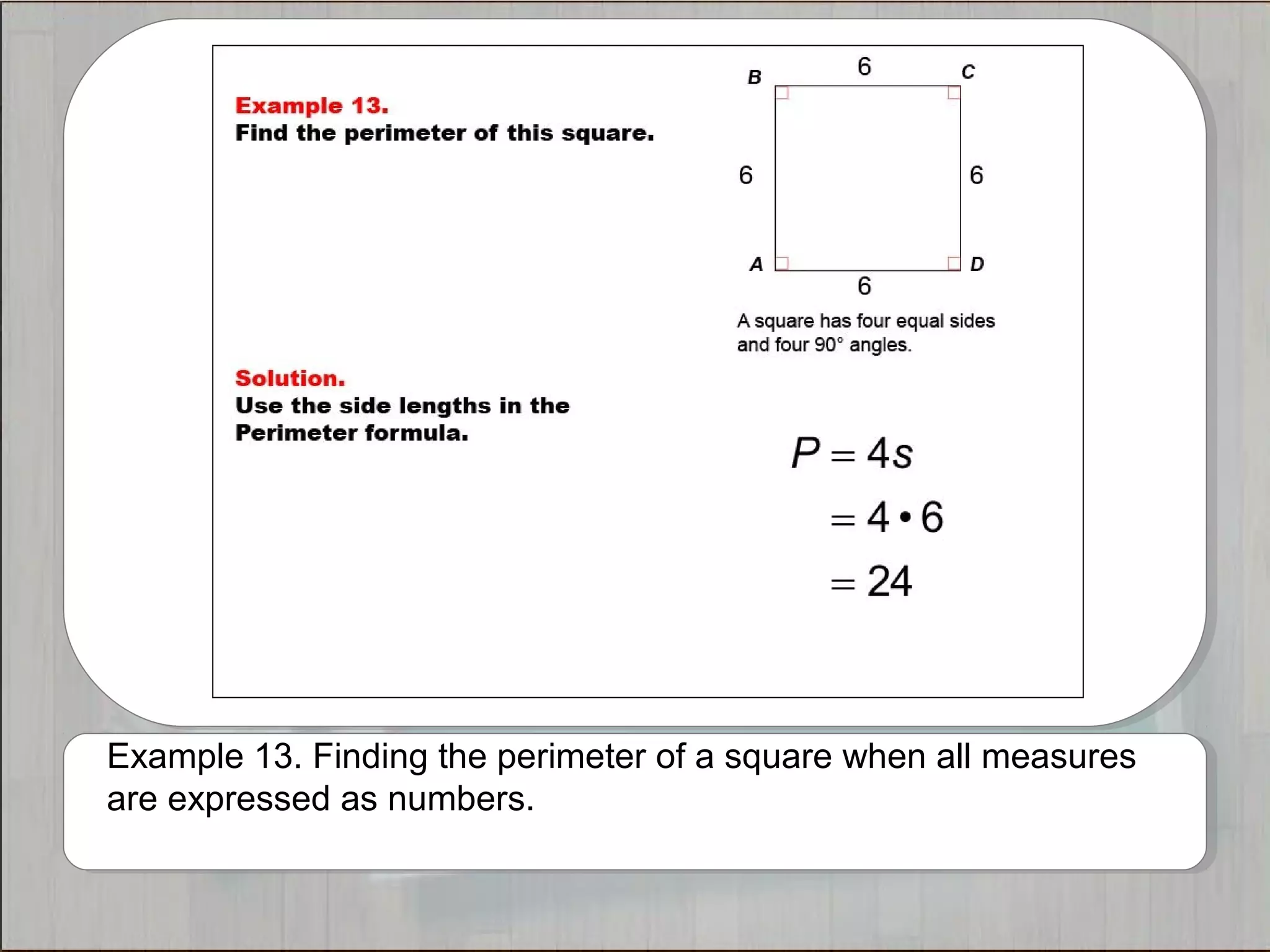 Tutorials--Quadrilateral Area and Perimeter | PPT