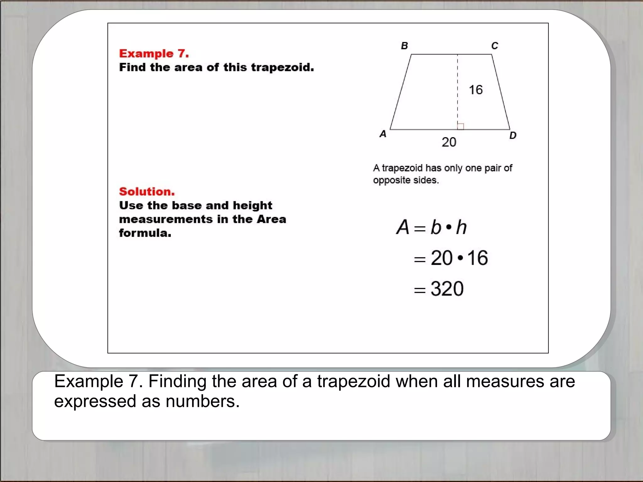 Tutorials--Quadrilateral Area and Perimeter | PPT
