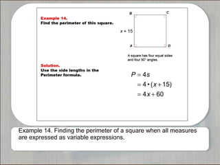 Tutorials--Quadrilateral Area and Perimeter | PPT