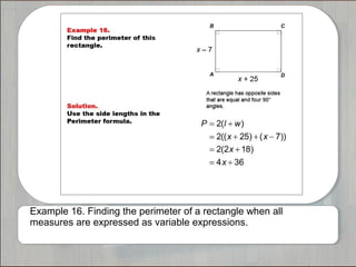Tutorials--Quadrilateral Area and Perimeter | PPT