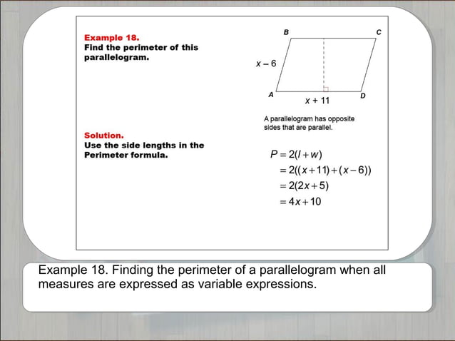 Tutorials--Quadrilateral Area and Perimeter | PPT | Physics | Science