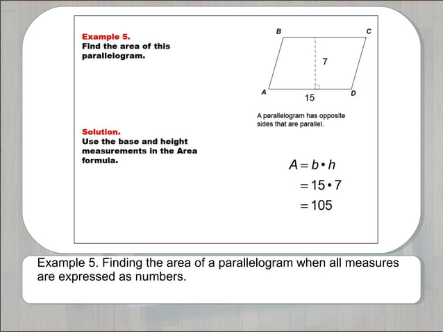 Tutorials--Quadrilateral Area and Perimeter | PPT | Physics | Science