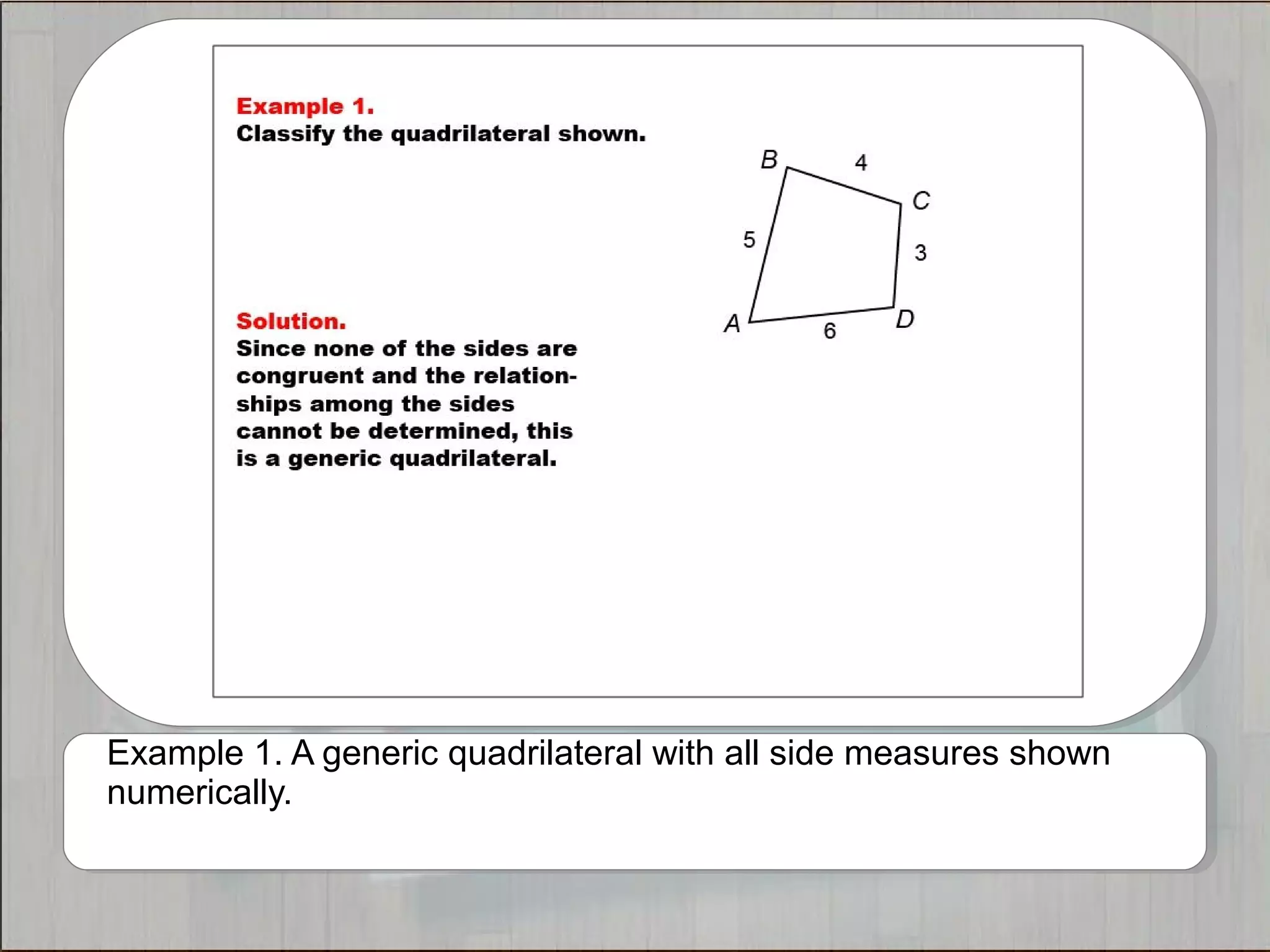 Tutorials--Quadrilateral Classification | PPT