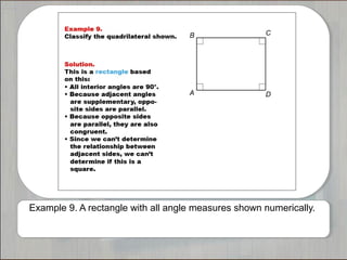 Tutorials--Quadrilateral Classification | PPT | Geography | Science