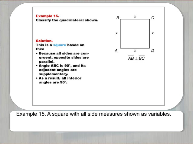 Tutorials--Quadrilateral Classification | PPT | Geography | Science