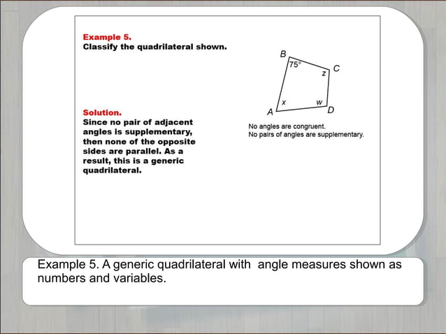 Tutorials--Quadrilateral Classification | PPT | Geography | Science